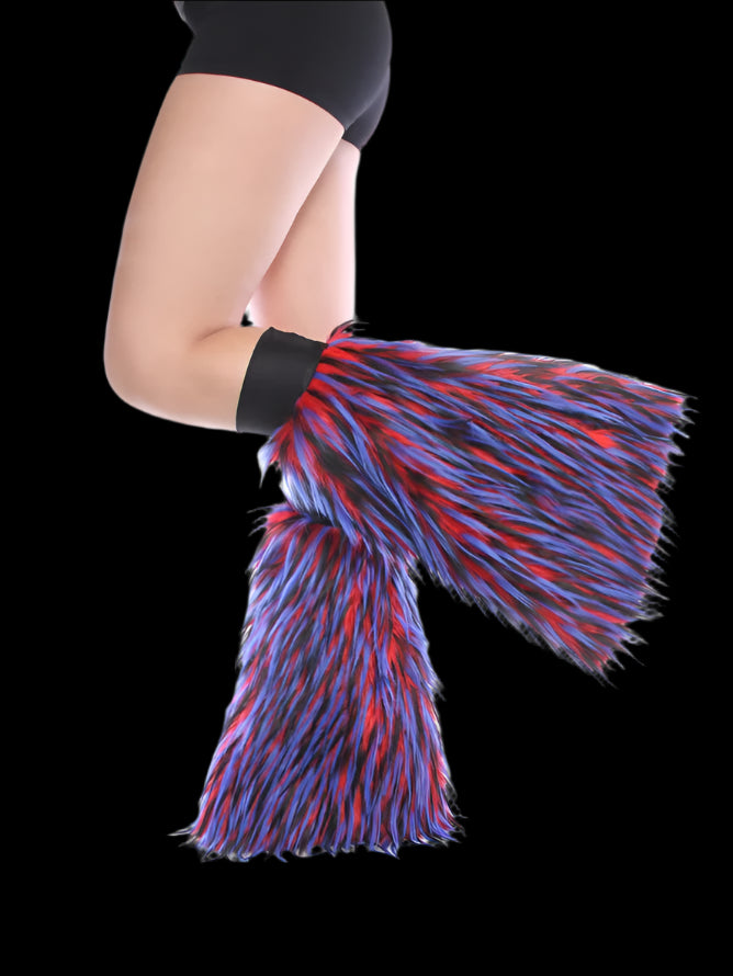 Red Blue and Black Monster Fluffies — raveready